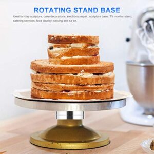 EXCEART Rotating Cake Stand Turntable Cake Rotator Base Bearing ...