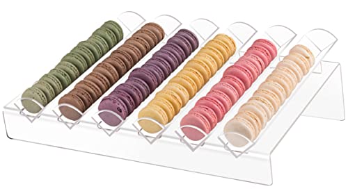 BLBYHO Acrylic Macaron Display Tray, Macaron Stand Cookie Display Stand ...