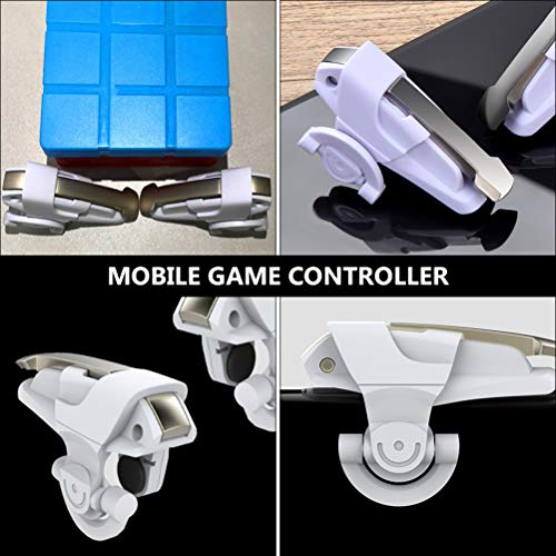 Hand Grips 1 Pair Mobile Game Trigger Phone Game Shooting Handle Button Controller Call Phone ...