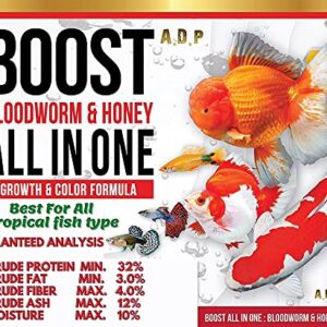 A.D.P. Fish Booster Bloodworm Honey 100 g. Goldfish Food & All Tropical ...