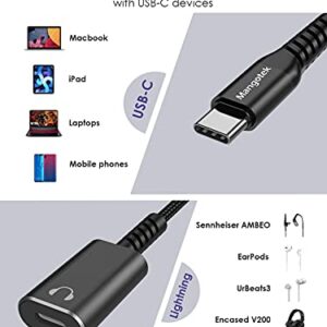 Mangotek USB C to Lightning Adapter, Apple MFi Certified Lightning ...