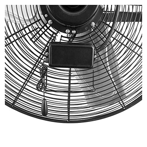 OEMTOOLS OEM24896 24” Heavy Duty Workstation Wall Mount Fan, 7000 CFM ...