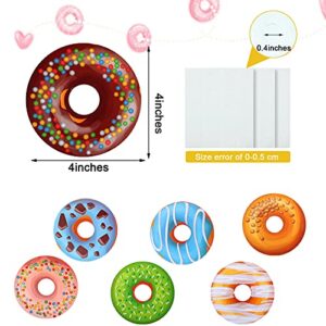 50 Pieces Donuts Cutouts Donuts Theme Party Cutouts Colorful Mid ...