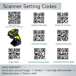 Alacrity Upgraded 2D Industrial Barcode Scanner with Wireless Charging ...