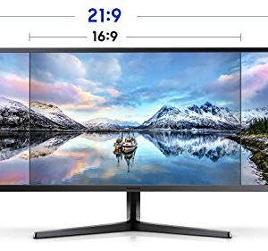 SAMSUNG 34-Inch SJ55W Ultrawide Gaming Monitor (LS34J550WQNXZA) – 75Hz ...