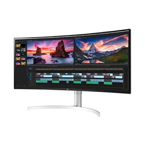 LG 38WN95C-W Monitor 38" 21:9 Curved UltraWide QHD+ (3840 x 1600) Nanio ...