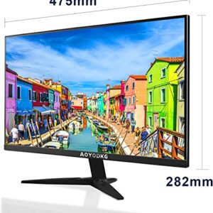 AOYODKG 20 inch PC Monitor, Professional Thin Computer Monitor with TN ...
