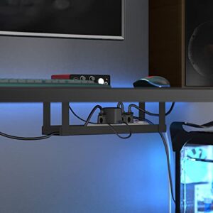 D-Line Under Desk Cable Management Tray, Cable Basket for Power Strips ...