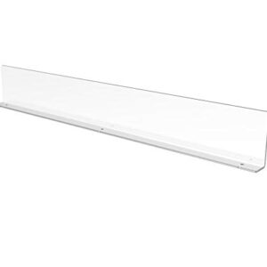 FixtureDisplays® 22 X 3" Clear Floating Shelf Wall Mount Shelf Lip ...