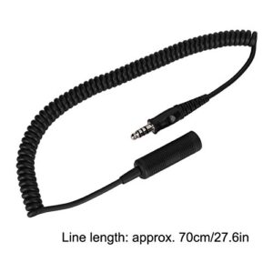 Demeras Headphone Extension Line U-92A/U to U-174/U Plugs Headphone Extension Cable Connect to ...