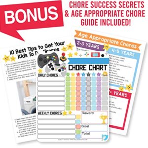 Video Games Kids Chore Chart Magnetic, Reward Chart for Kids, Good ...