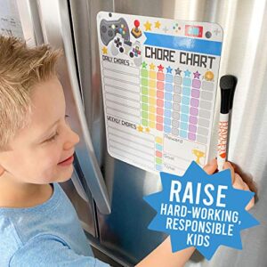 Video Games Kids Chore Chart Magnetic, Reward Chart for Kids, Good ...