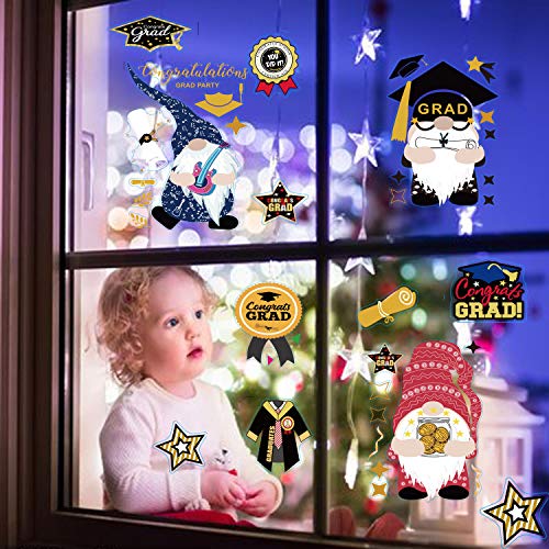 DmHirmg Graduation Window Clings, Graduation Decorations, Graduation ...