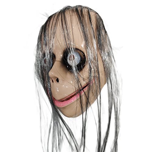 ABETER Scary Halloween Horror Mask, Creepy evil mask, Terrifying ...