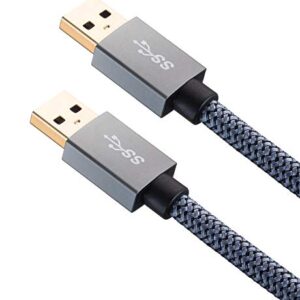 USB to USB 3.0 A Male to A Male Cable 1 ft,Faodzc USB A to A Cable ...