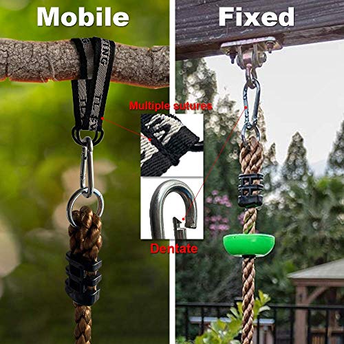 Unicam Climbing Rope Tree Swing for Kids with Platforms and Disc Swings ...