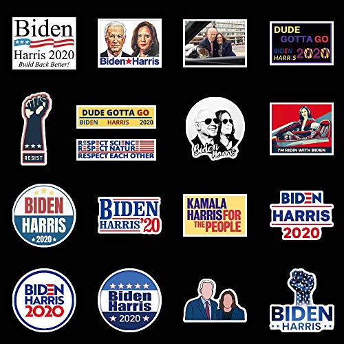 Wensty 50Pcs Biden Harris 2020 Stickers,Patriotic Election Stickers for ...
