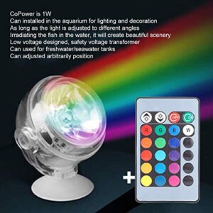 Zerodis LED Fish Tanks Spot Light, Colourful Gradient Waterproof LED ...