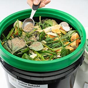 2 Bucket Indoor Bokashi Composting System - Kitchen Compost Buckets ...