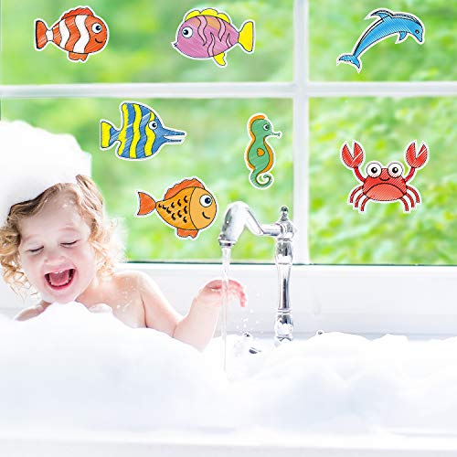63 Pieces Sea Animals Cutouts Fish Cutouts Tropical Fish Accents ...