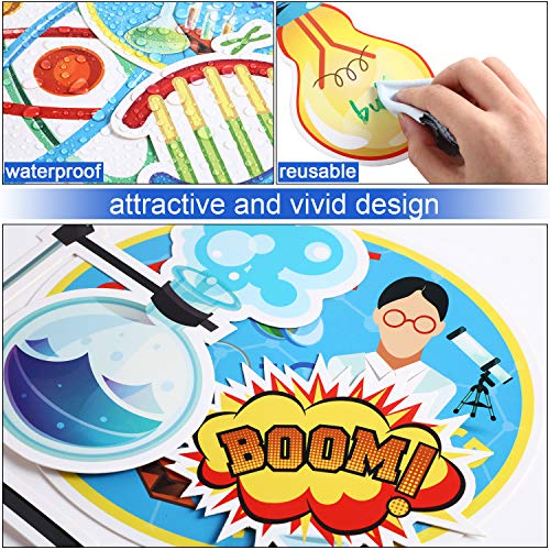 48 Pieces Science Bulletin Board Sets Laminated Science Cutouts Lab ...