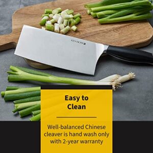 Ken Hom 7-Inch Stainless Steel Cleaver - Chinese Cleaver Knife - Meat ...