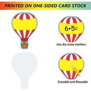 54 Pieces Colorful Hot Air Balloon Cutouts Hot Air Balloon Name Tags ...