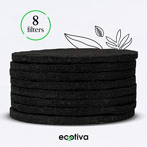 8 Pack - Compost Bin Filters - Compost Filter - Charcoal Filters for ...