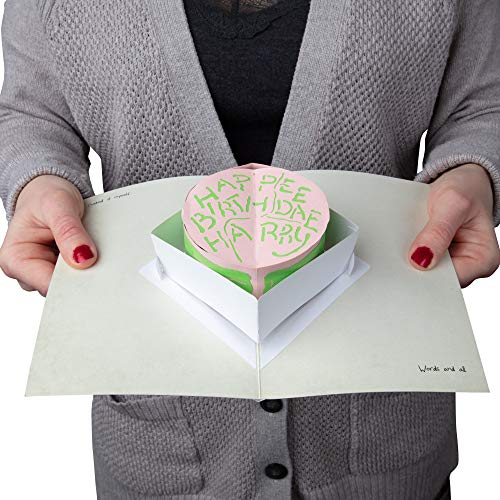 Harry Potter Hagrid Happy Birthday Cake Pop-Up Greeting Card - Deluxe ...