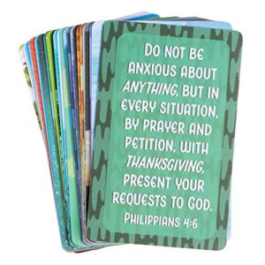 Juvale 24-Pack Plastic Bible Scripture Encouragement Cards Christian ...