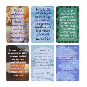 Juvale 24-Pack Plastic Bible Scripture Encouragement Cards Christian ...