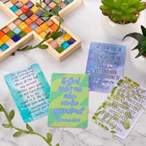 Juvale 24-Pack Plastic Bible Scripture Encouragement Cards Christian ...