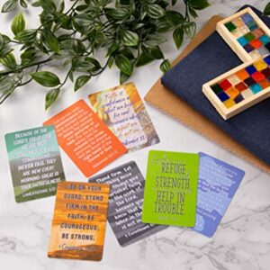 Juvale 24-Pack Plastic Bible Scripture Encouragement Cards Christian ...