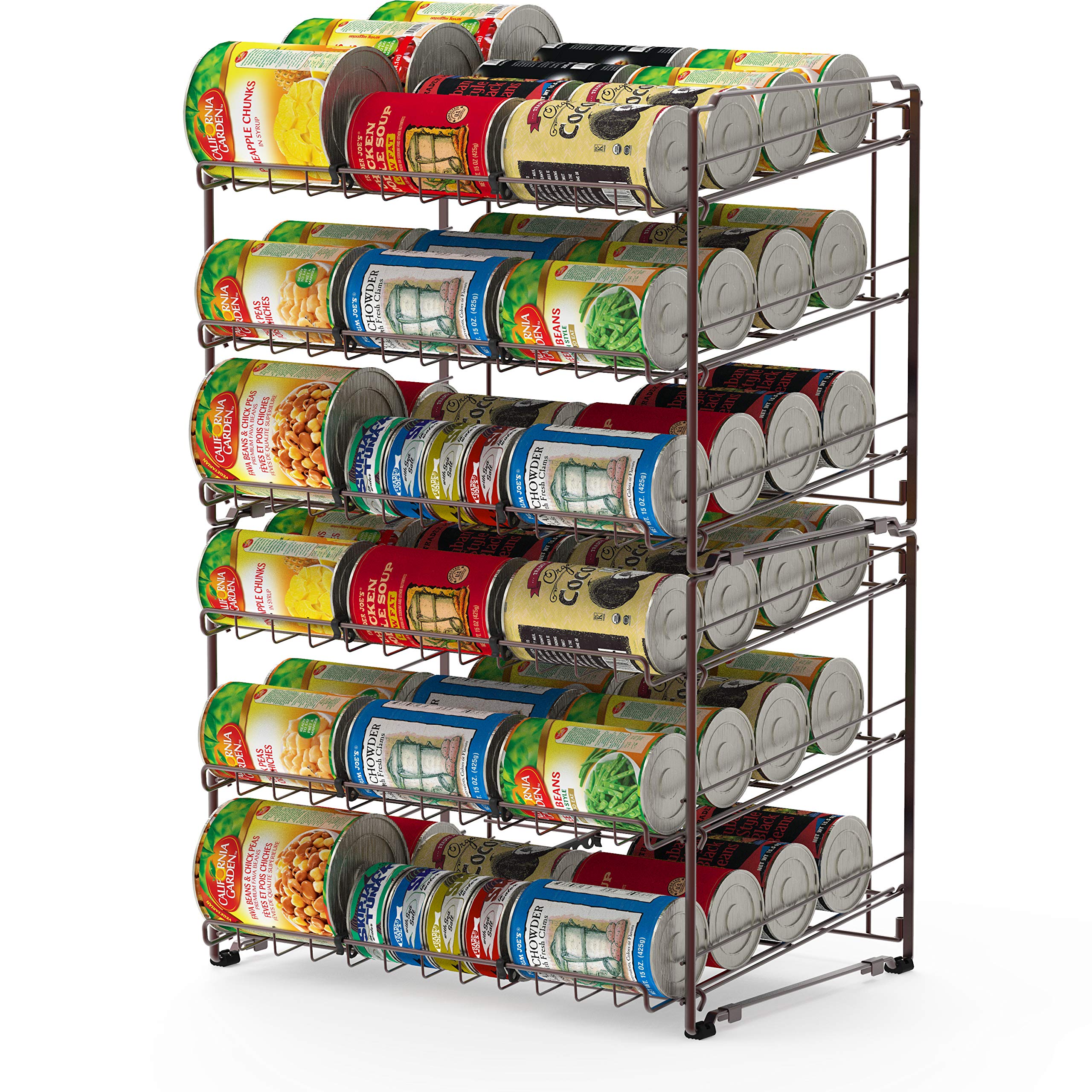 SimpleHouseware Stackable Can Rack Organizer, Bronze — 🛍️ The Retail Market