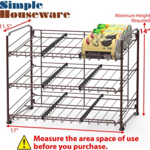 SimpleHouseware Stackable Can Rack Organizer, Bronze — 🛍️ The Retail Market