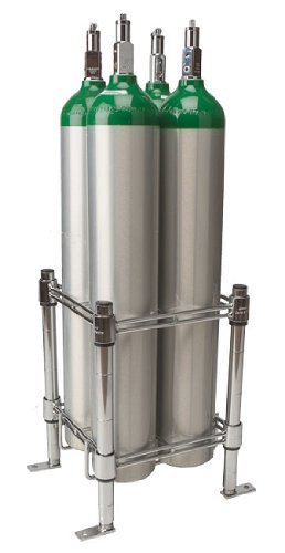 Stack & Rack Oxygen Tank Storage Rack - Holds 4 E Size Cylinders — 🛍️ ...