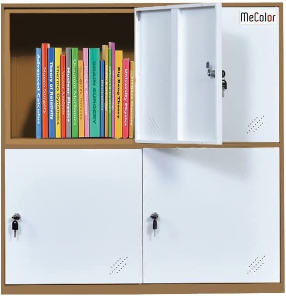 Kids Living Room Locker 4 Door Metal Locker Small Size Storage for ...