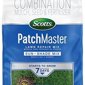 Scotts PatchMaster Lawn Repair Mix Sun + Shade Mix, Combination Grass ...