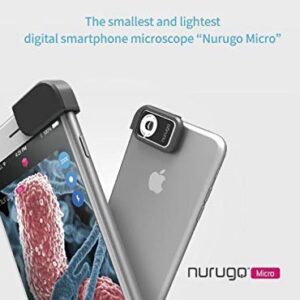 Nurugo Micro Smartphone Microscope (Silver) 400X Magnification ...