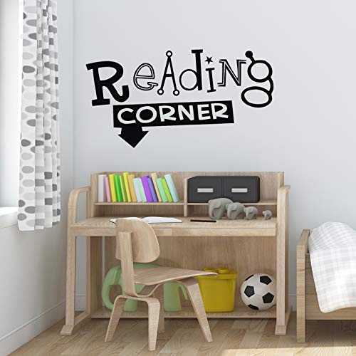Quotes Wall Decor Stickers for Library Reading Corner Letterings Wall ...