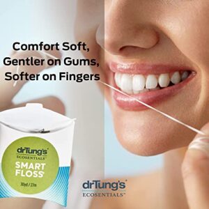 DrTung's Smart Floss - Natural Floss, PTFE & PFAS Free Floss, Gentle on ...