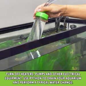 Python No Spill Clean and Fill Aquarium Maintenance System, Complete ...