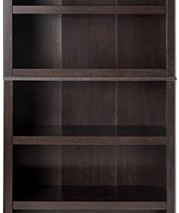 Sauder 5 Shelf Split Bookcase, Jamocha Wood finish — 🛍️ The Retail Market