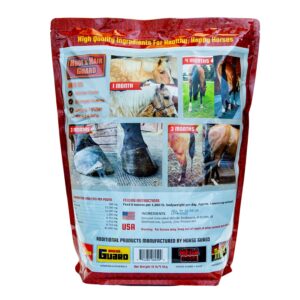 Hoof & Hair Guard 10 lb, Equine Hoof Strengthening & Coat Conditioning ...