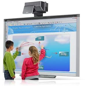 SBX 685 Interactive whiteboard, UX60 Projector & Speakers System "90 ...