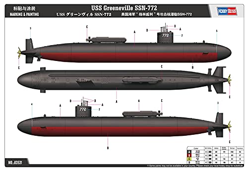Hobby Boss USS Greeneville SSN-772 Boat Model Building Kit — 🛍️ The ...