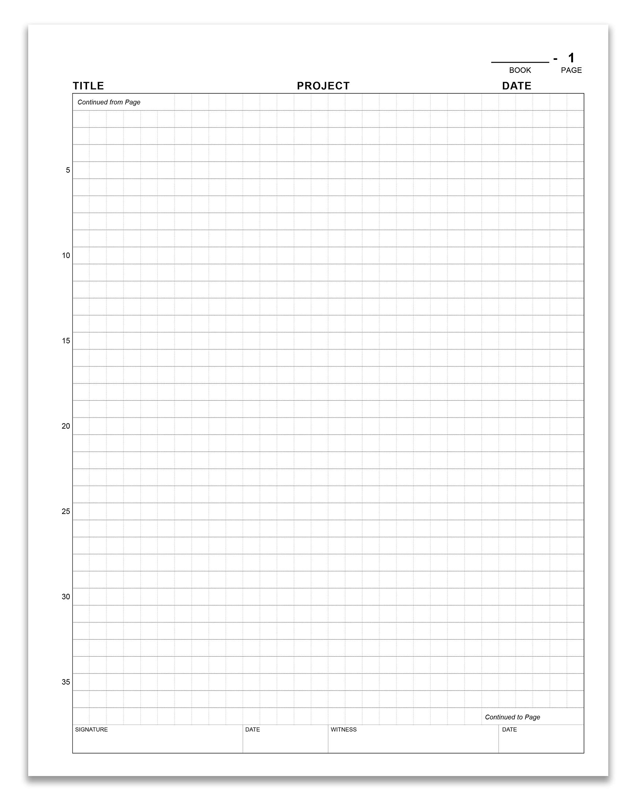 BookFactory Carbonless Student Lab Notebook - 50 Sets of Pages (8.5" X ...