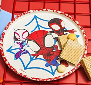 Zak Designs Marvel Spider-Man Dinnerware Set for Kids Includes 8" Plate ...