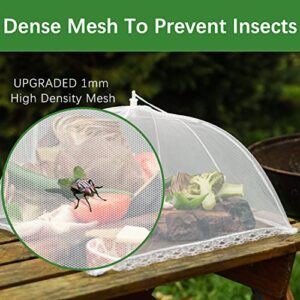 Mesh Food Covers for Outdoors - 7 Pack Upgraded 1 Extra Large 40x24 in ...