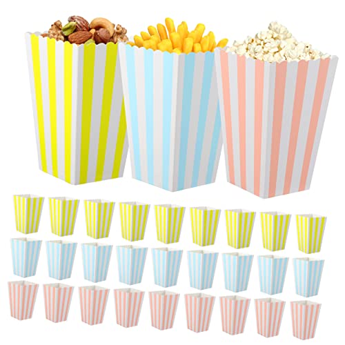 60 Pcs Popcorn Boxes Carton Mini Treat Boxes Mini Plastic Containers ...